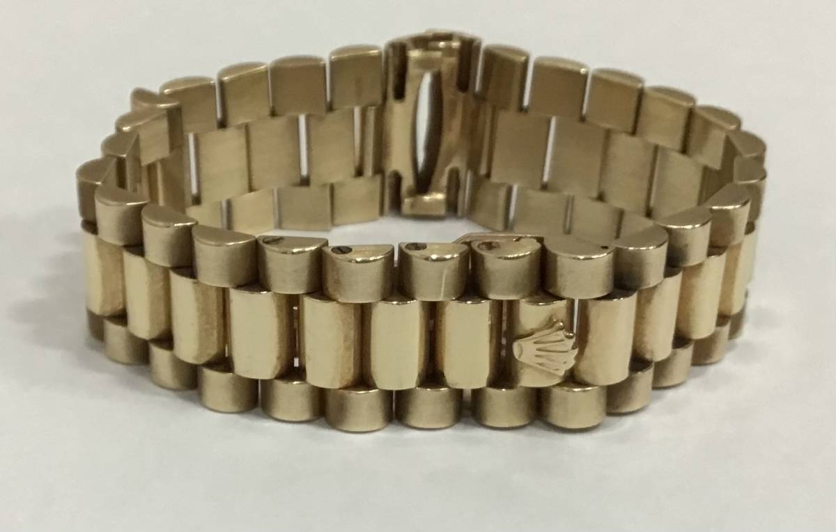 ROLEX ロレックス 8385 3連ジュビリーブレス 55 750 18K GENEVE 70.3g 全長約10.7㎝ ラグ幅20㎜ 社外 ...